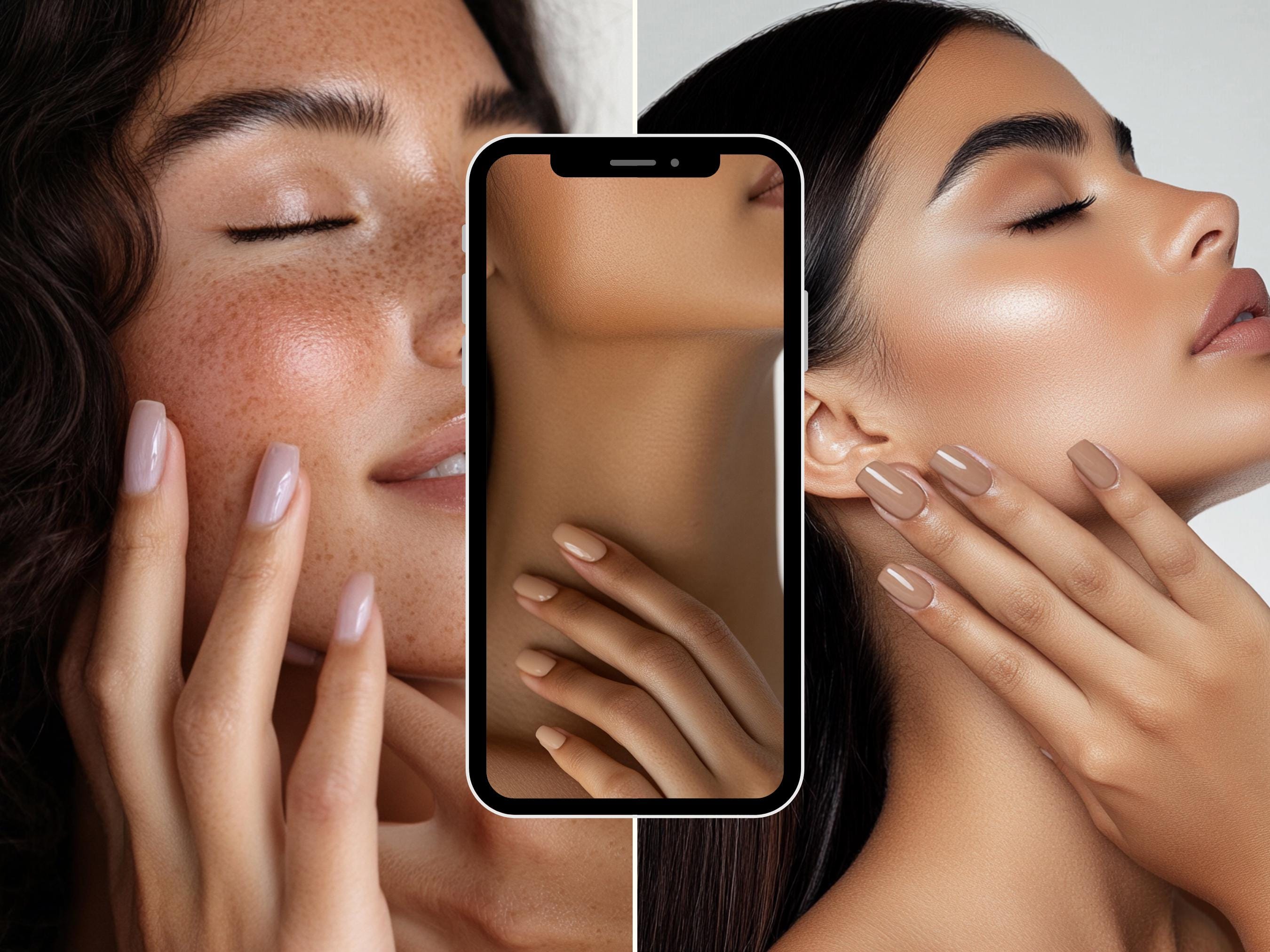 Manicure Female Model Stock Photo Bundle MRR PLR Nail Technician Images ...