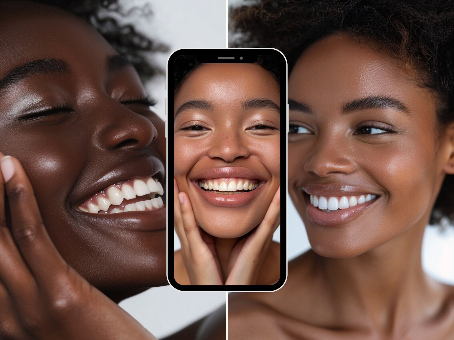 Melanin Beauty Stock Photo Esthetician Post Skincare Image MRR PLR ...