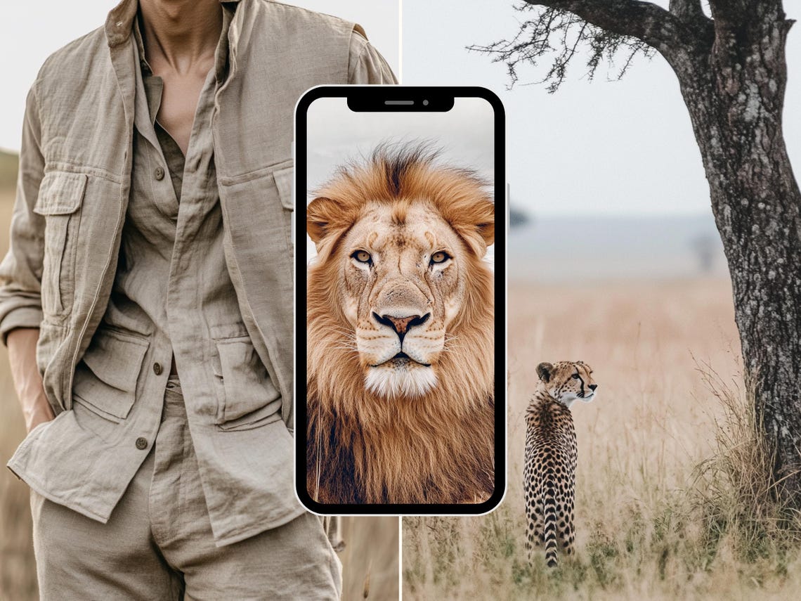 Safari Stock Photo Bundle MRR PLR Nature Images Faceless Marketing ...