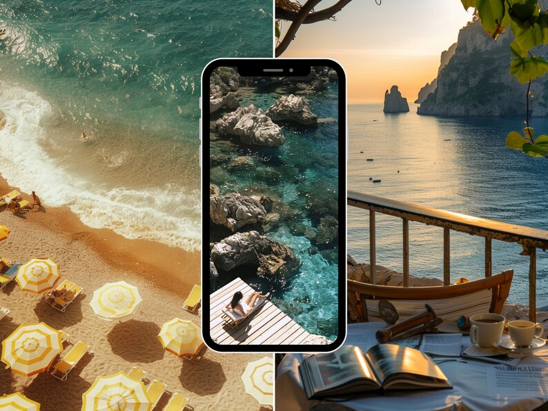 Mediterranean Aesthetic Stock Photo Beige Lifestyle Instagram Reel ...