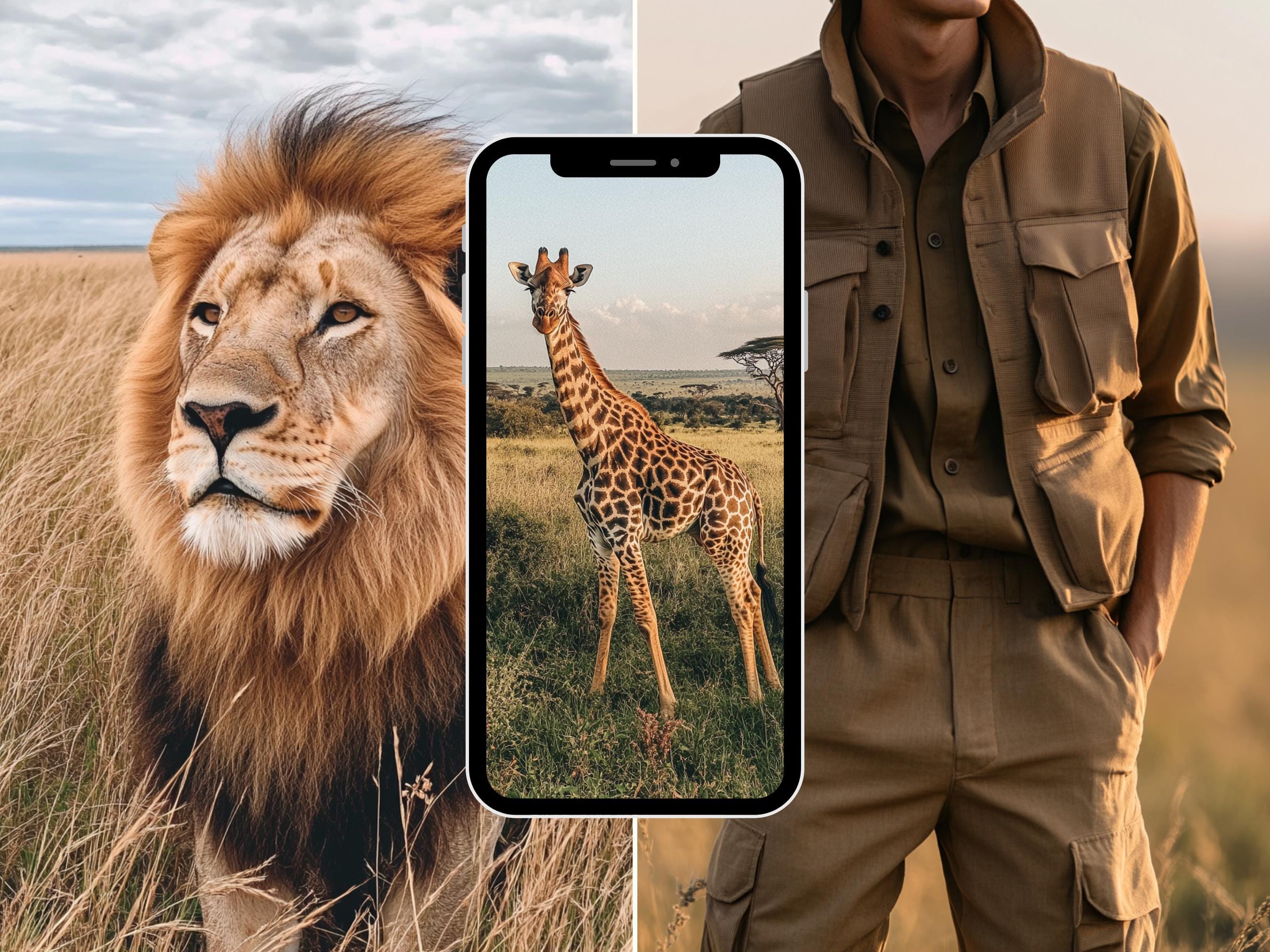 Safari Stock Photo Bundle MRR PLR Nature Images Faceless Marketing ...