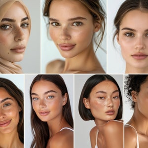 Diverse Women Stock Photo Female Model Stock Image Skincare Instagram ...