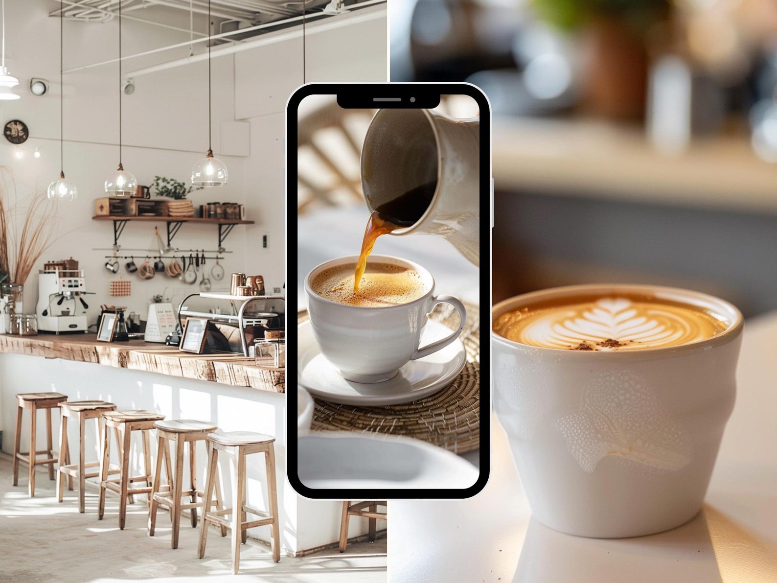 Coffee Shop Stock Photo Bundle MRR PLR Cafe Image Coffee Beans Faceless ...