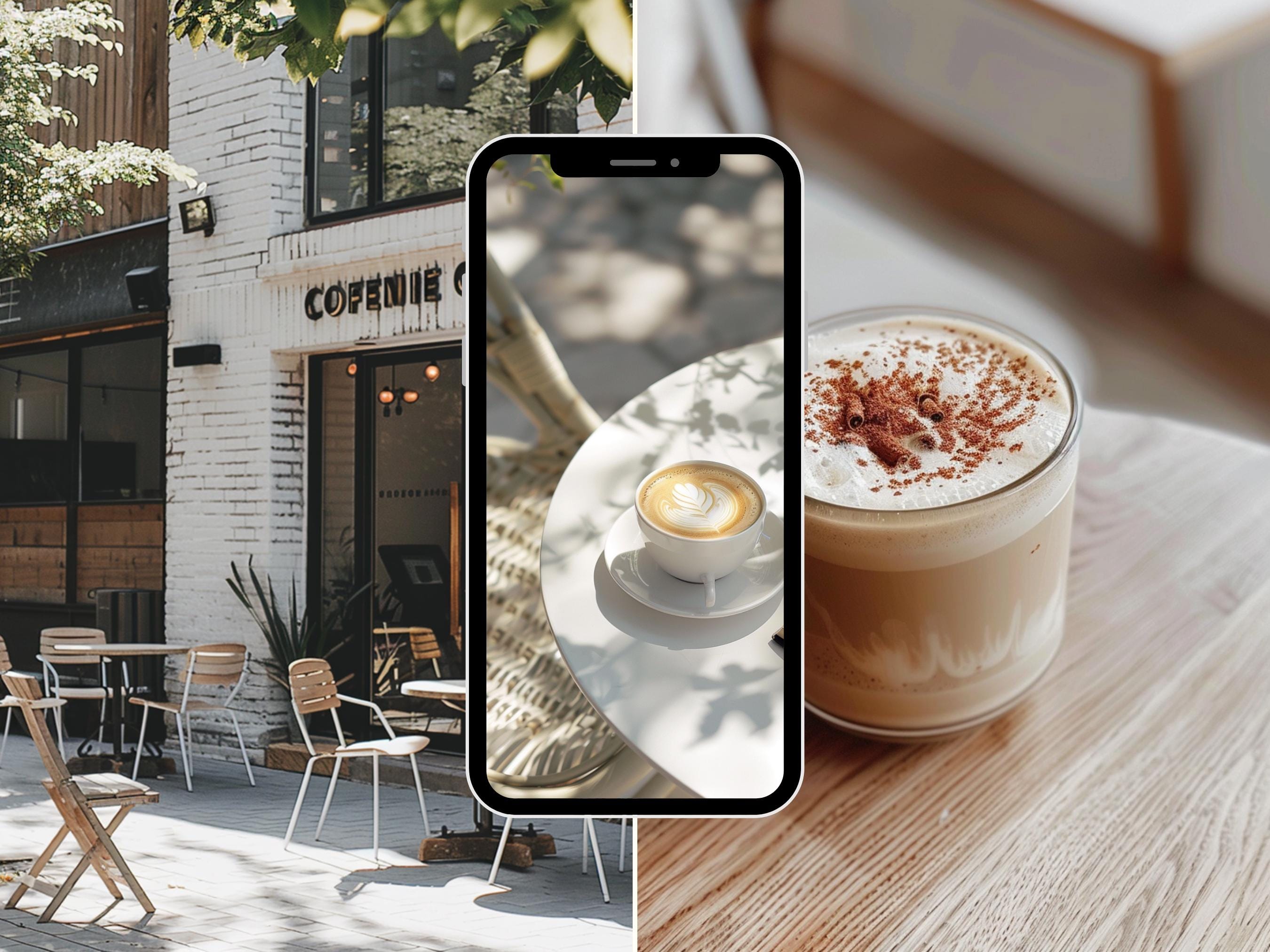 Coffee Shop Stock Photo Bundle MRR PLR Cafe Image Coffee Beans Faceless ...