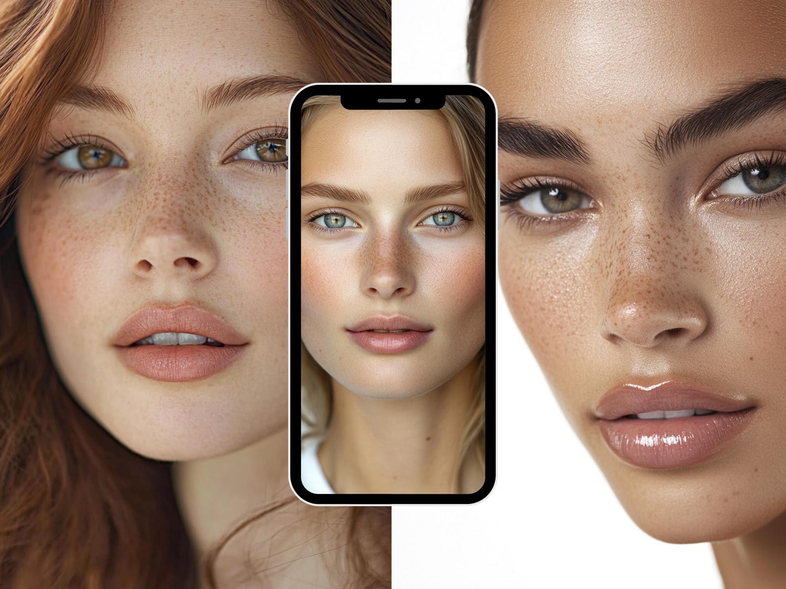 Female Model Stock Photo Bundle MRR PLR Natural Make-up Beauty Stock ...