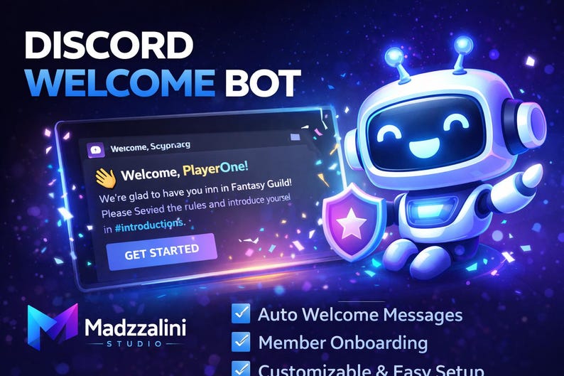 Discord Welcome & Goodbye Bot – Fully Custom Branding, Auto Greetings ...