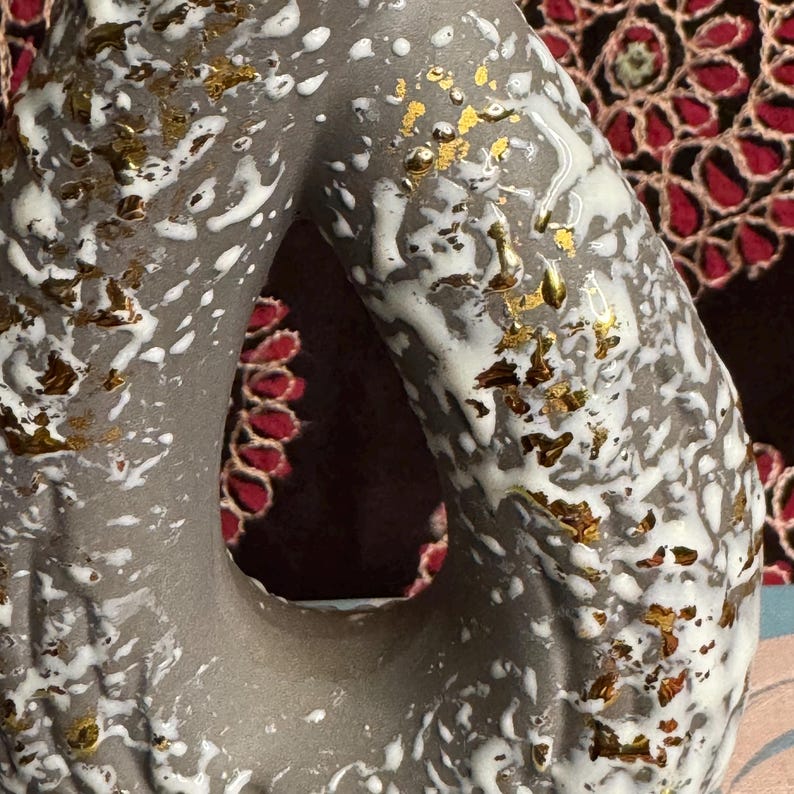 Handmade Pottery Hollywood Regency Style Bud Vase - Etsy