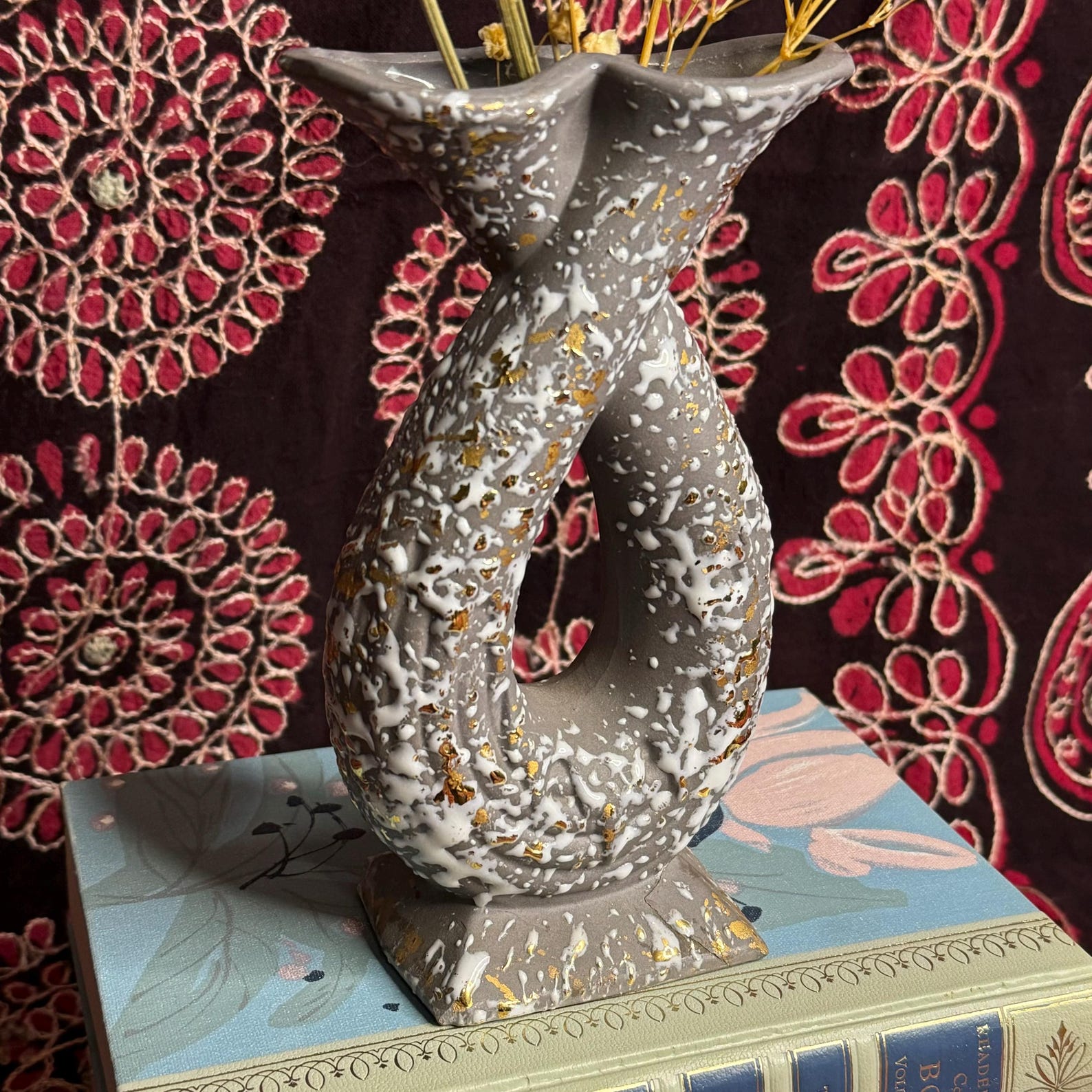 Handmade Pottery Hollywood Regency Style Bud Vase - Etsy
