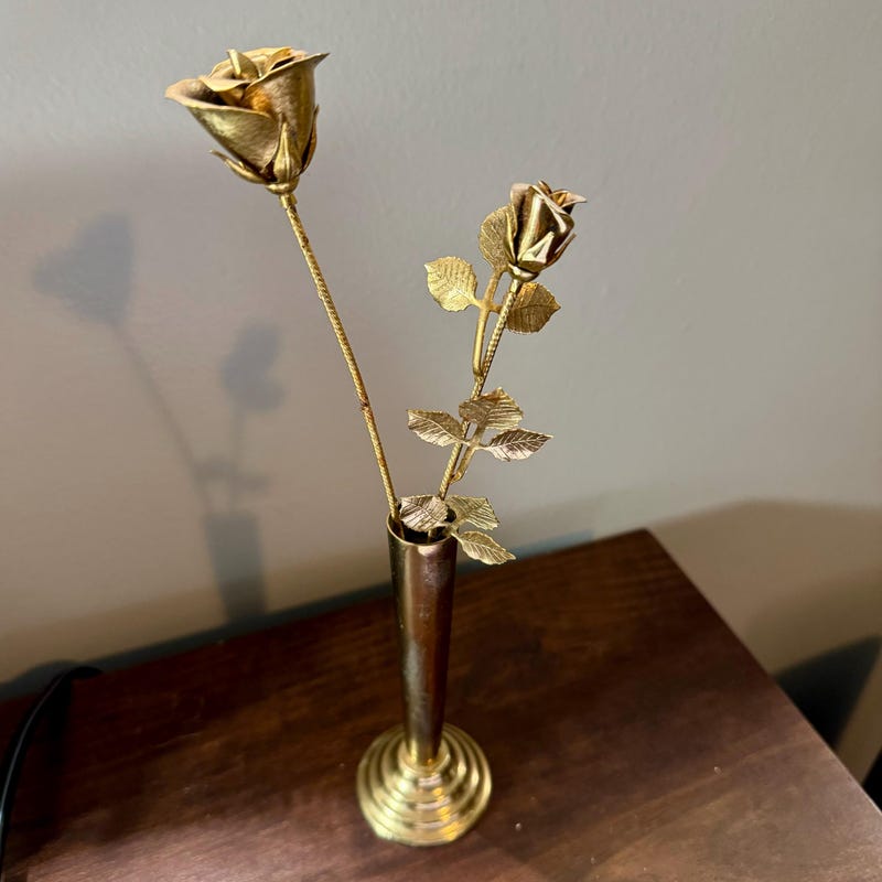 Brass Rose - Etsy