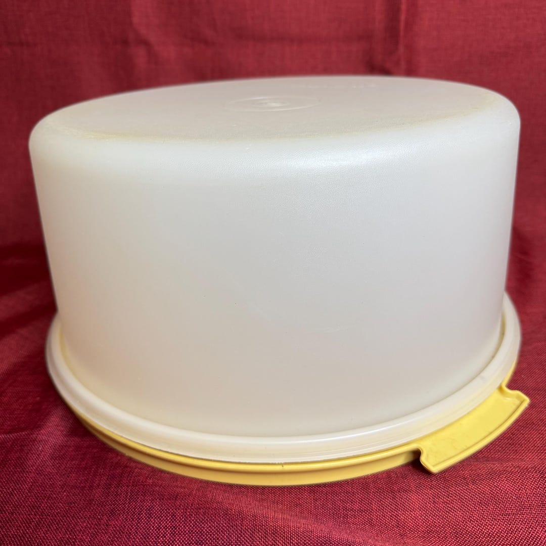 Vintage MCM Tupperware Cake Carrier - Etsy