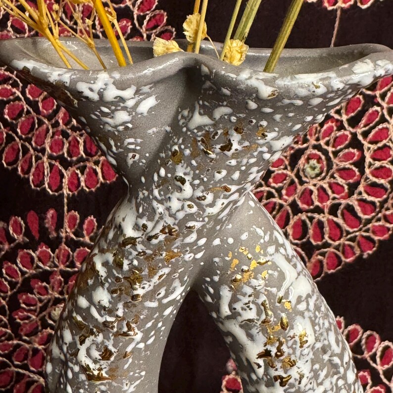 Handmade Pottery Hollywood Regency Style Bud Vase - Etsy