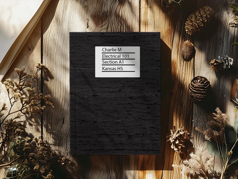 Basalt Texture Math Journal With Cheat Sheet, School Hard Back Notebook ...