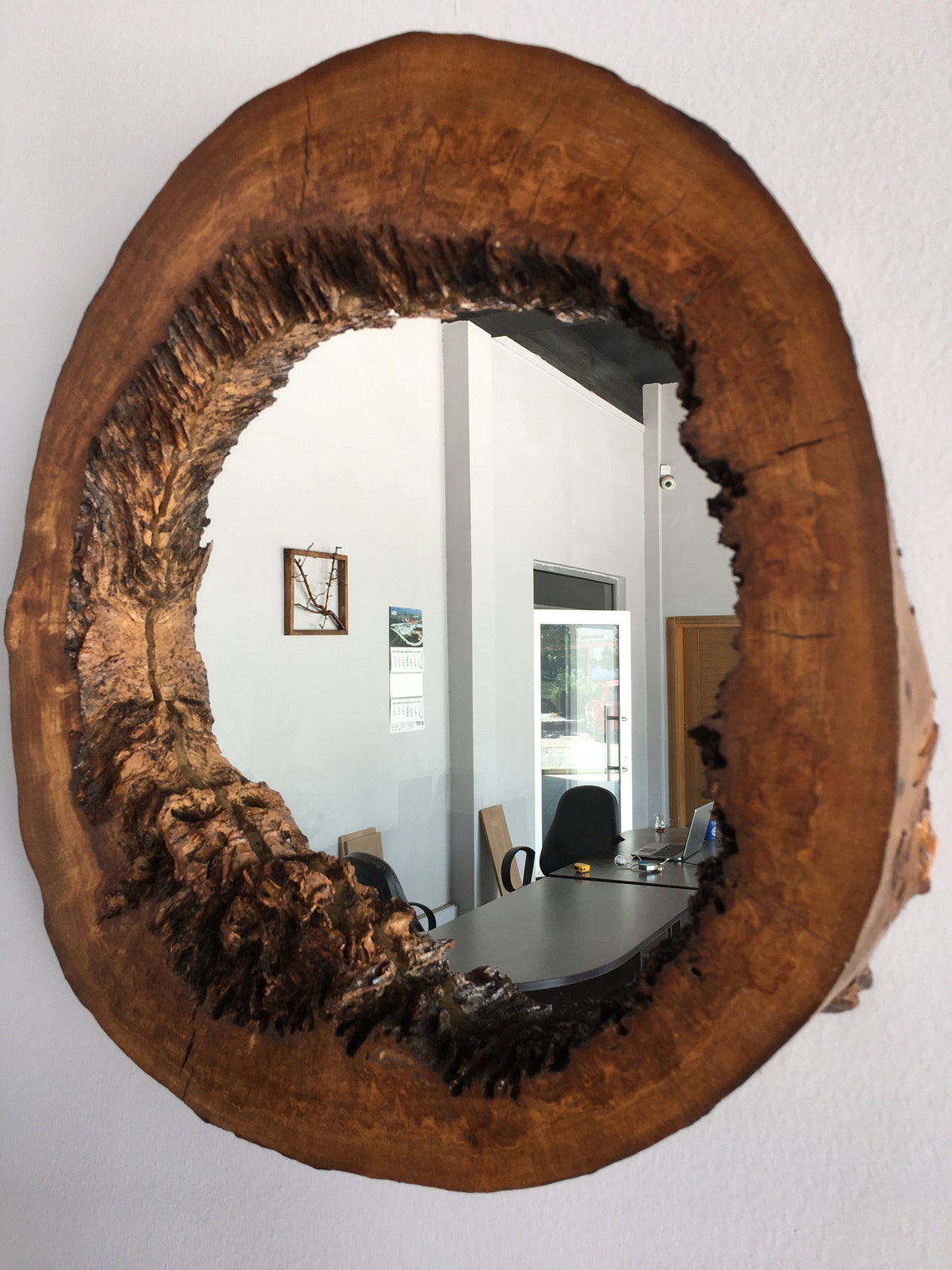 Wooden Mirror Home Deco - Etsy