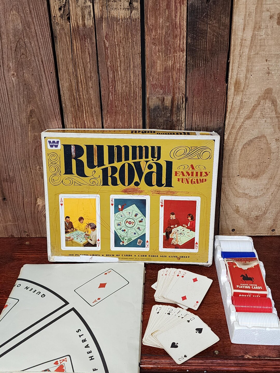 Vintage Whitman Rummy Royal Game Set - Etsy