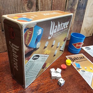 1978 Yahtzee by Lowe/milton Bradley Company (not Complete) - Etsy