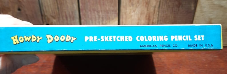 1950's Howdy Doody Pre-sketched Coloring Set, #98-H, Vintage - Etsy