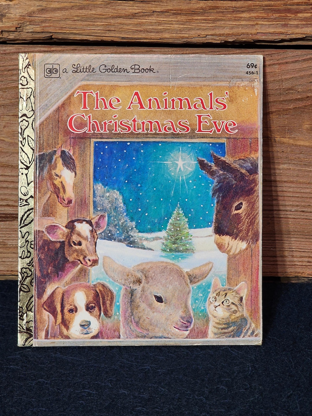 Vintage Little Golden Book -the Animals' Christmas Eve - Etsy