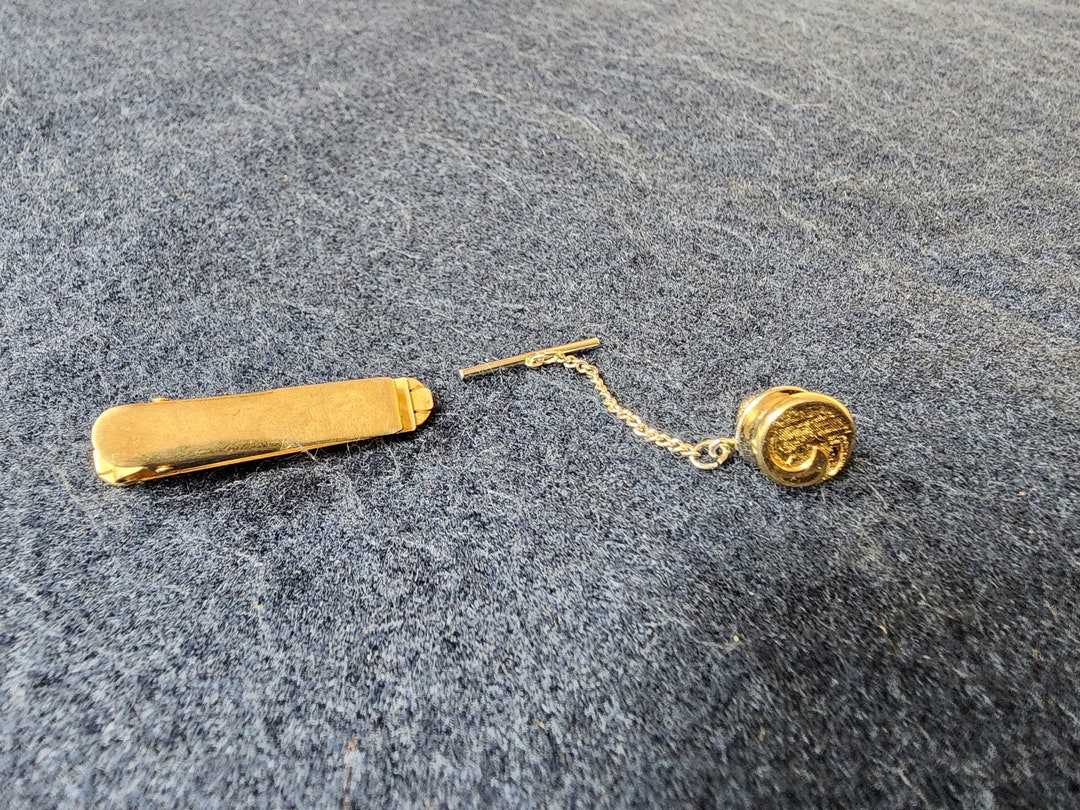 Vintage Swank Tie Tacks and Clip - Etsy