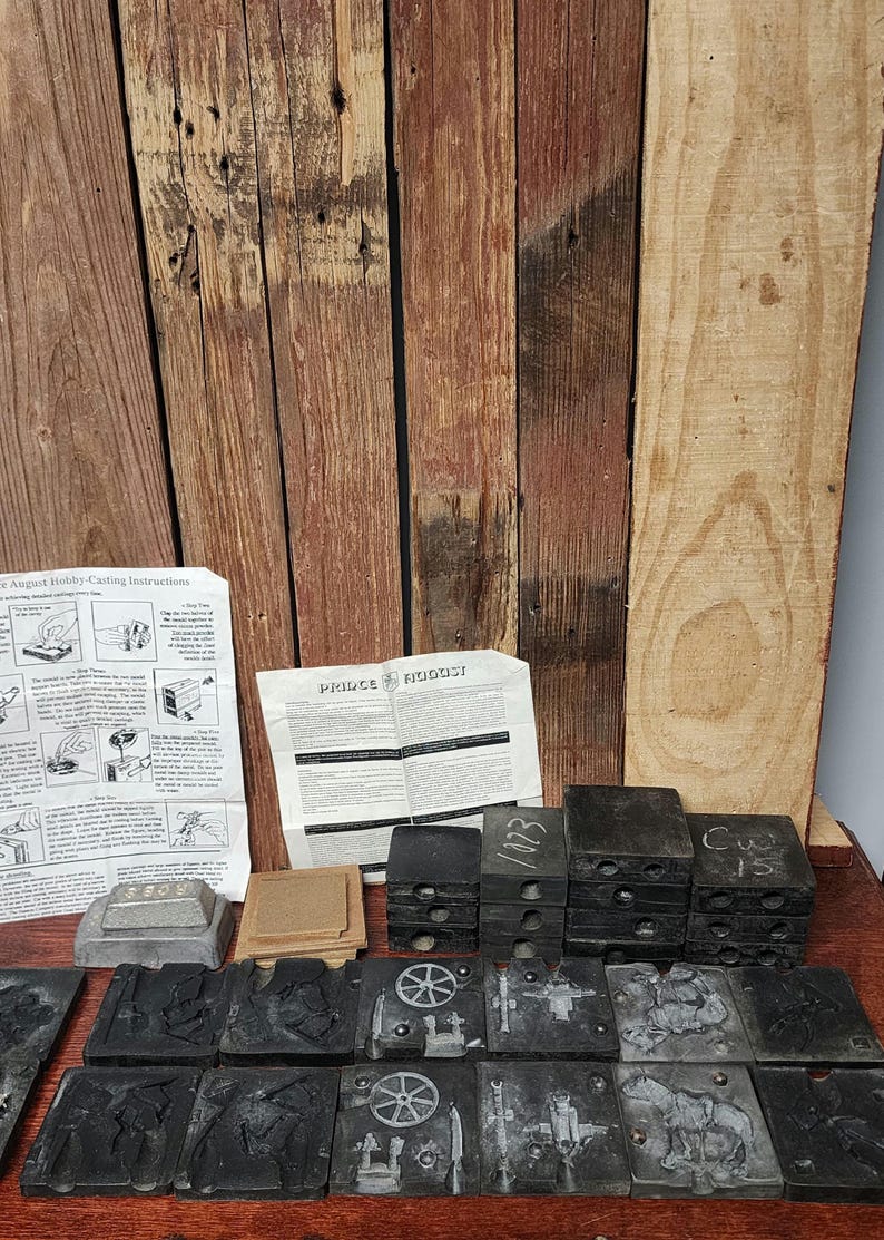 Vintage Prince August - American Civil War- Cast Molds - Etsy