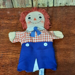 1970s Raggedy Andy Hand Puppet, Knickerbocker - Etsy