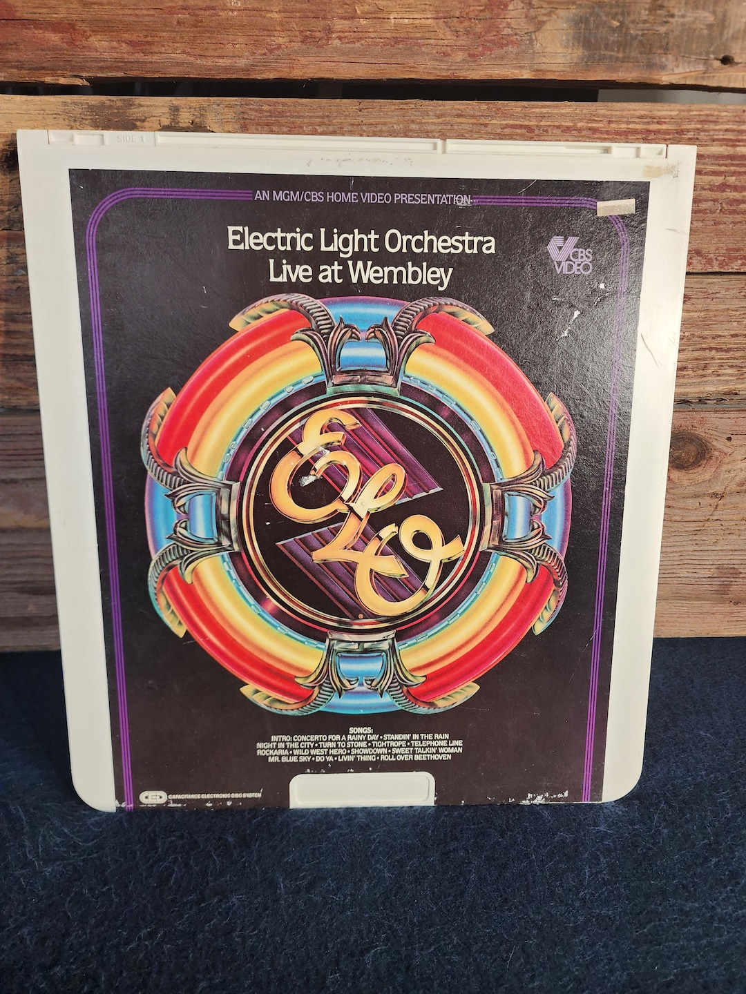Vintage Ced/laserdisc Electric Light Orchestra:live at Wembley - Etsy