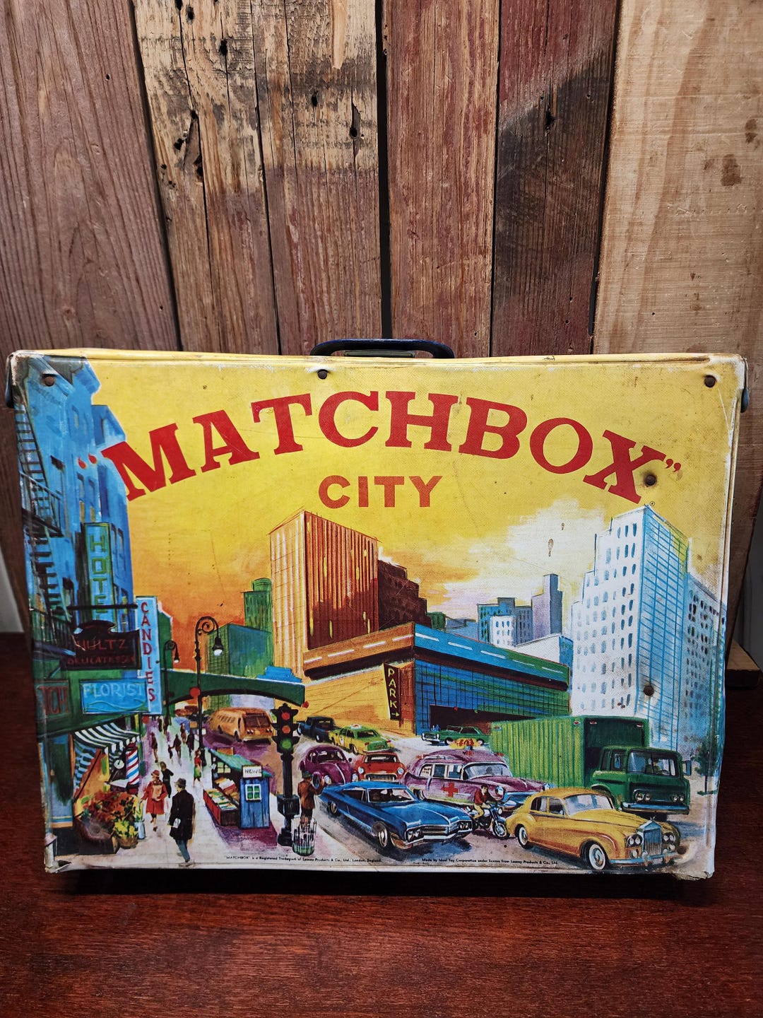 Vintage Matchbox City Plastic Folding Playset by Ideal Toy Corporation ...