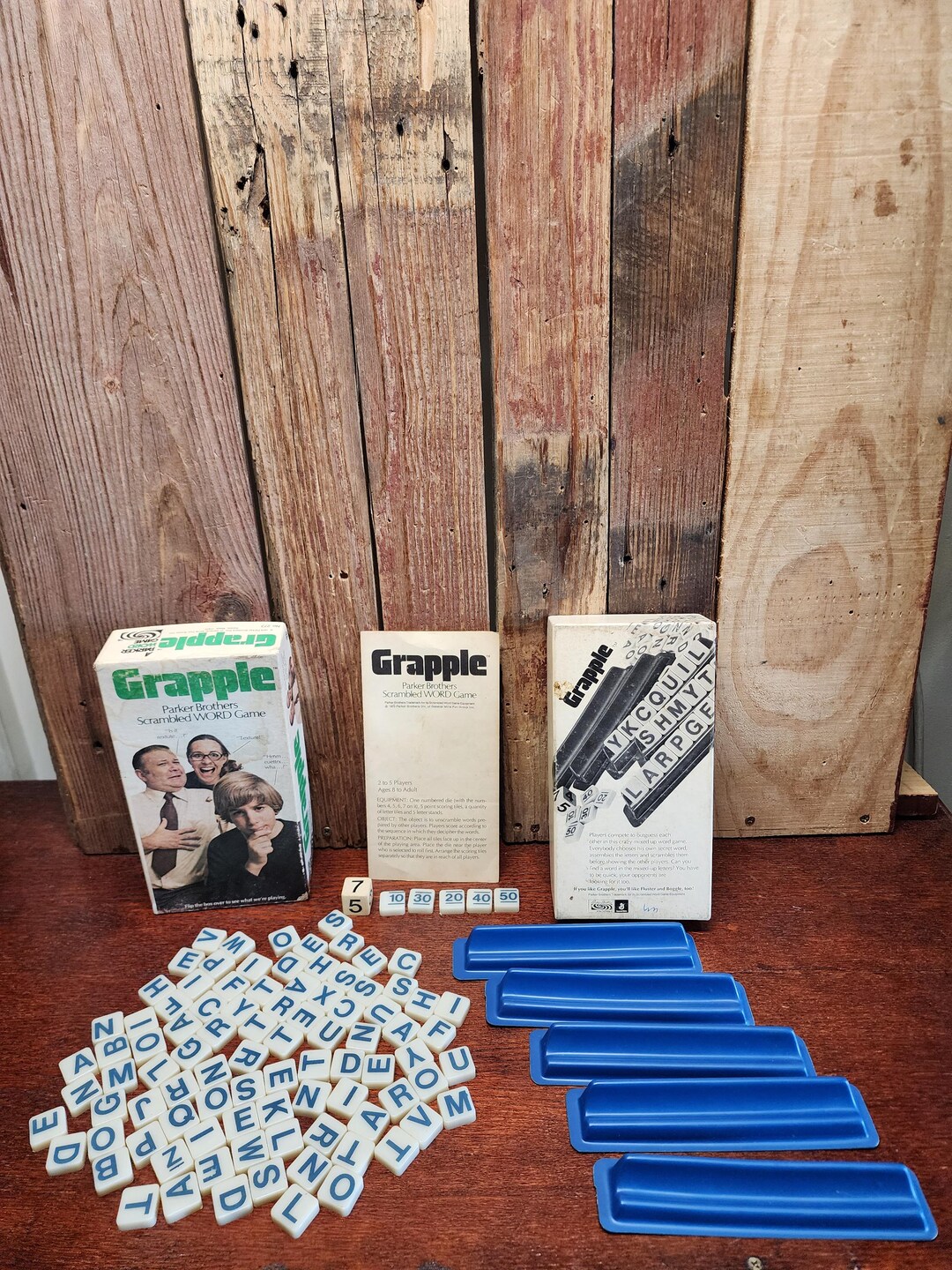 1973 GRAPPLE Word/tile Game by Parker Brothers - Etsy