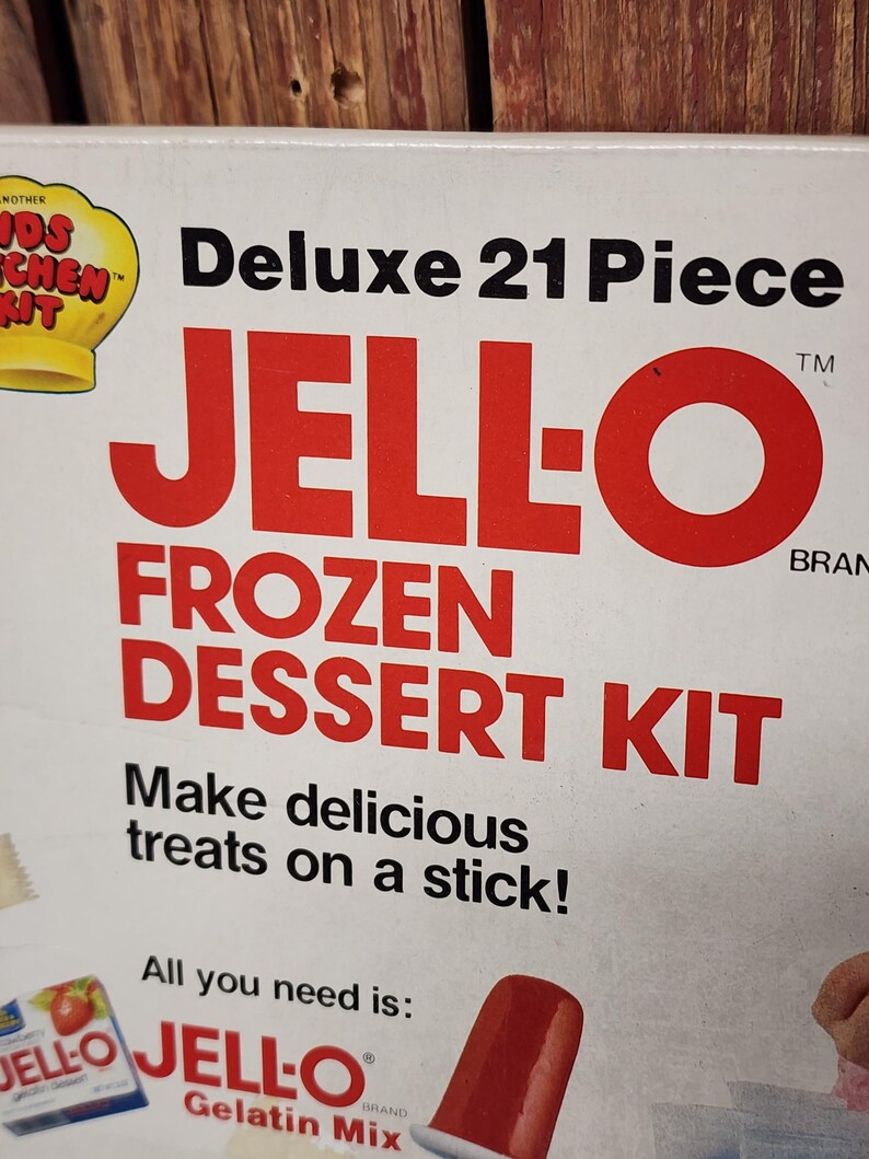 1986 Jell-o Deluxe Frozen Dessert Kit - Etsy