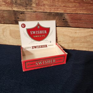 Vintage King Edward Swisher Sweet Cigar Box - Etsy