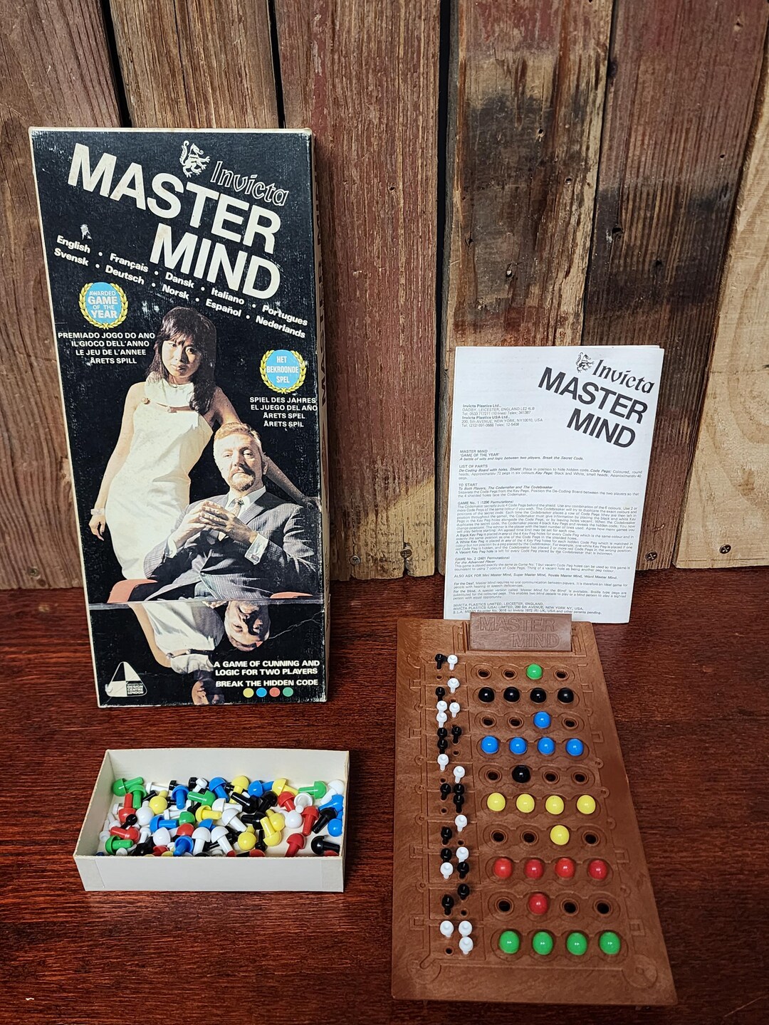 Vintage Master Mind Game by Invicta - Etsy