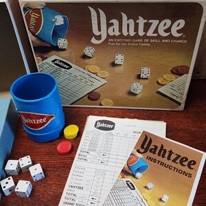 1978 Yahtzee by Lowe/milton Bradley Company (not Complete) - Etsy