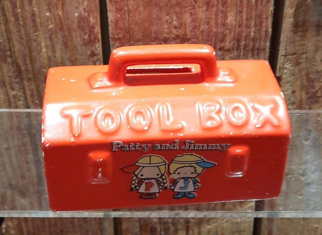Sanrio, Vintage, Patty and Jimmy Toolbox Bank, Hello Kitty - Etsy