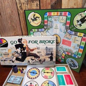 Go for Broke Vintage Game - Etsy