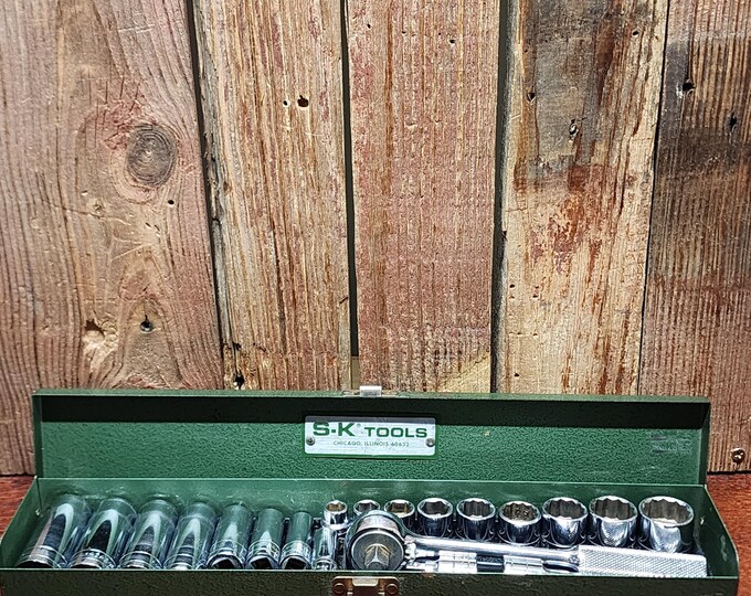 Vintage S-K Tool 3/8" Drive and Socket Set (20 Pcs) - Etsy