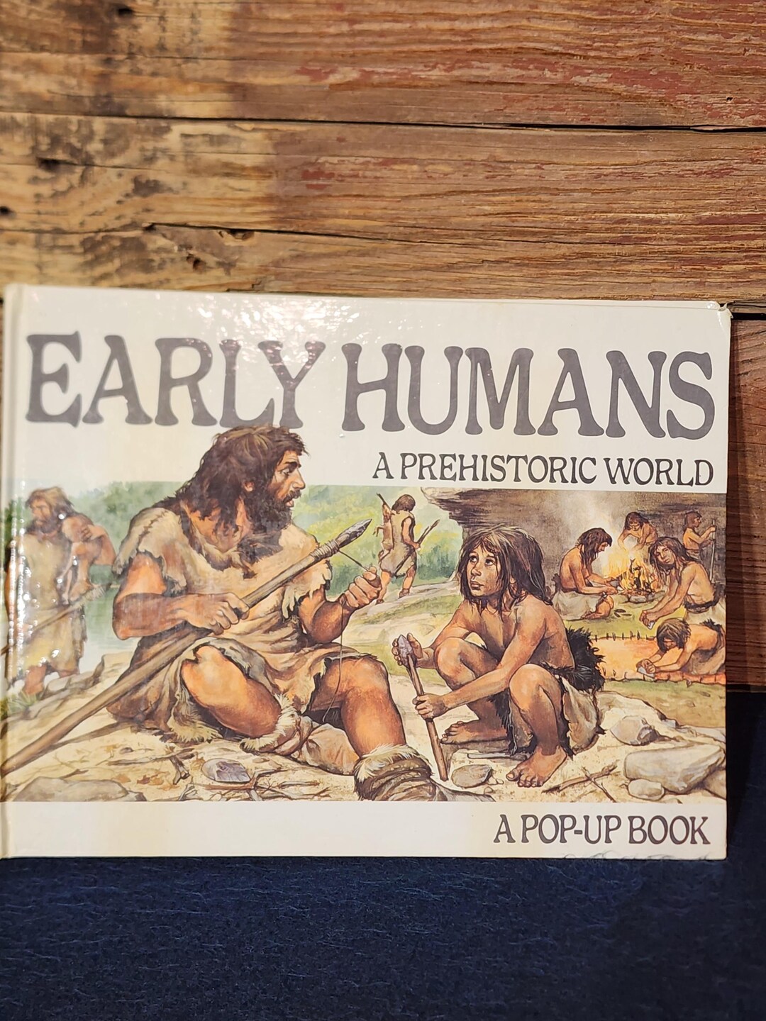 Vintage Early Humans Pop-up Book - Etsy