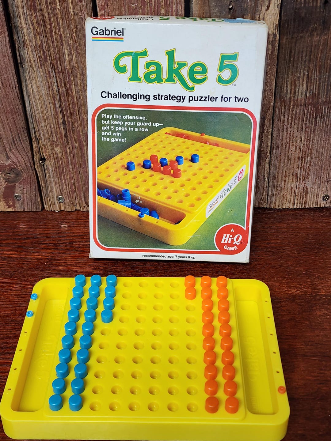 Vintage Take 5 Game - Strategy Puzzler for Two - Etsy