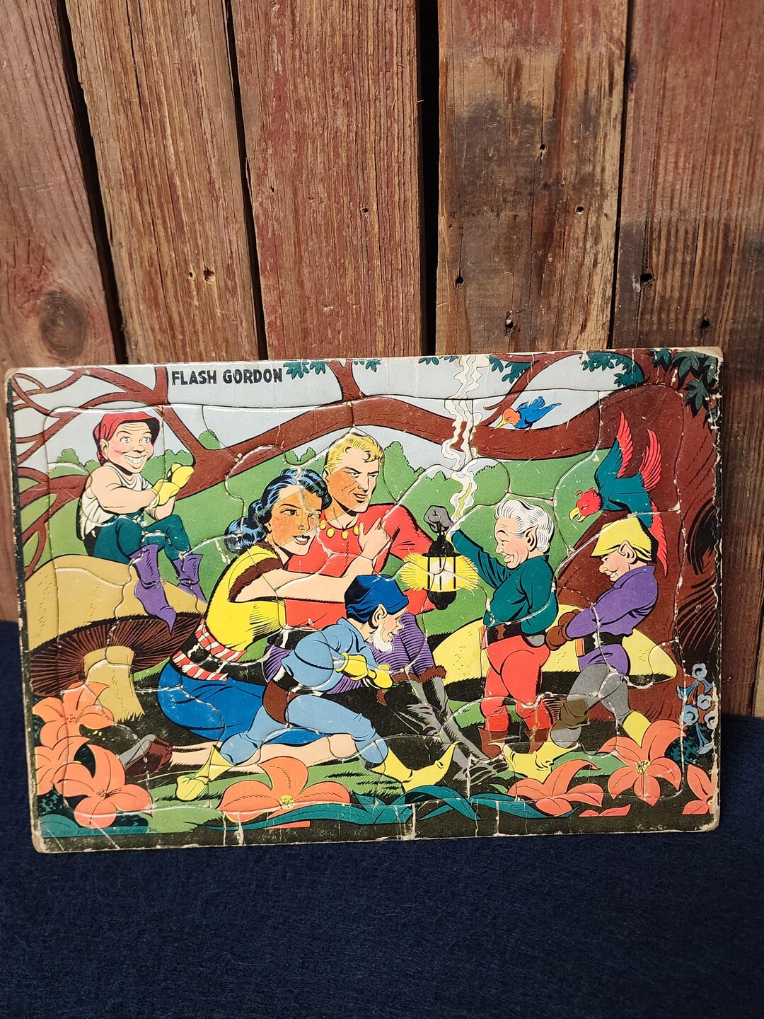 1950s Built-rite Flash Gordon Puzzle - Etsy