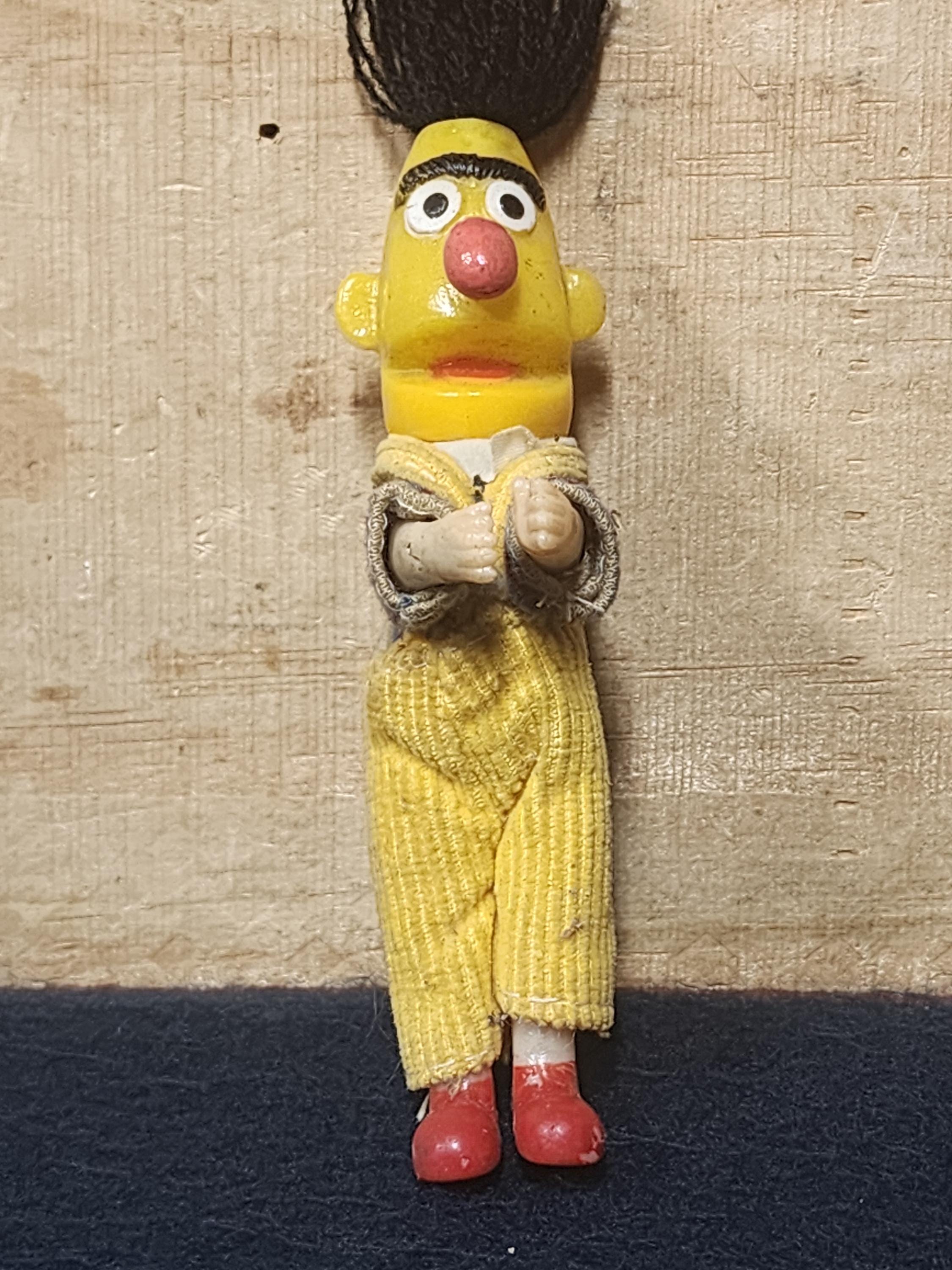 Vintage Sesame Street Bert Cling, Grab, Clasping, Hanging Toy - Etsy