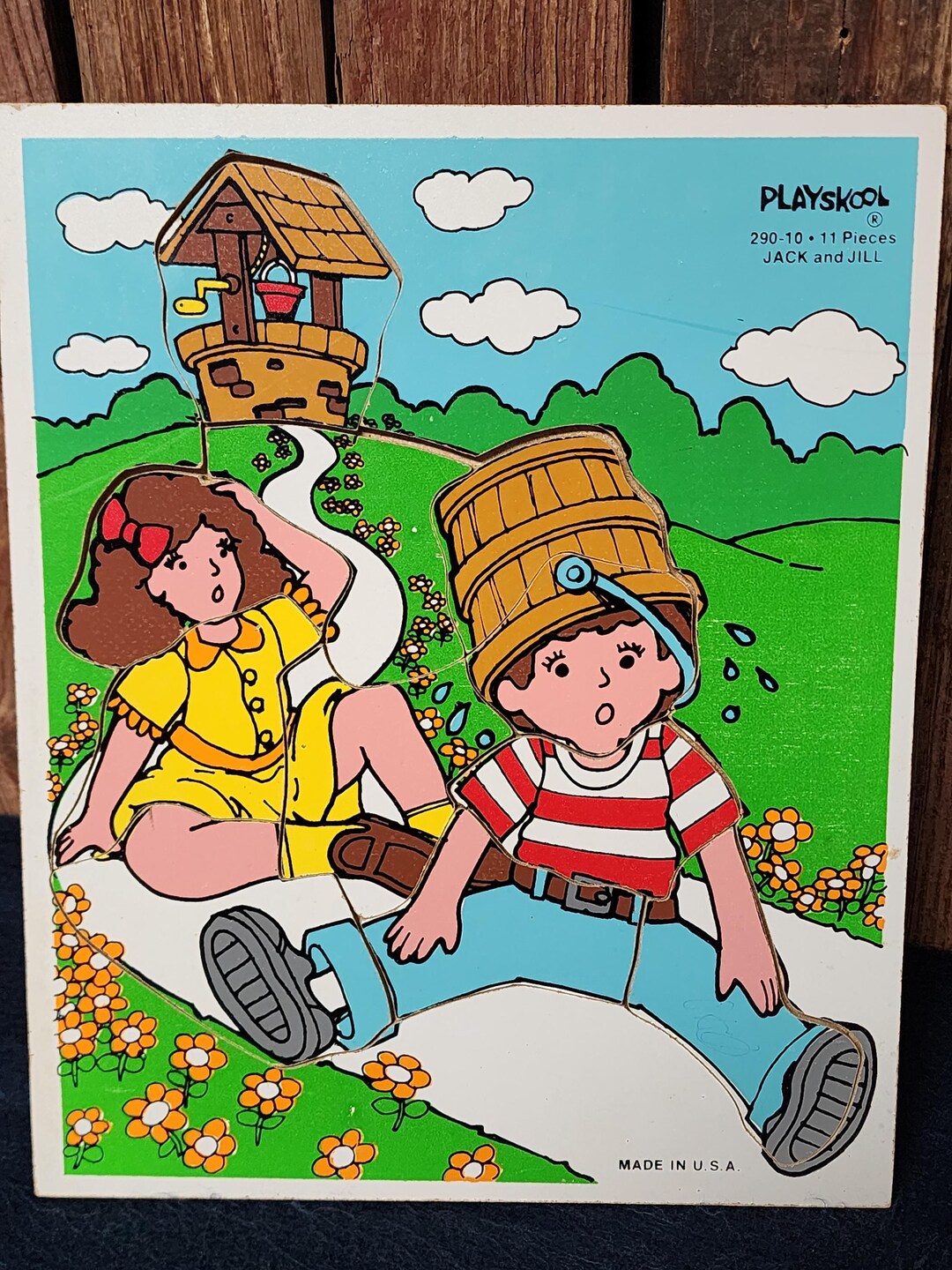 Vintage Playskool Jack and Jill Puzzle - Etsy