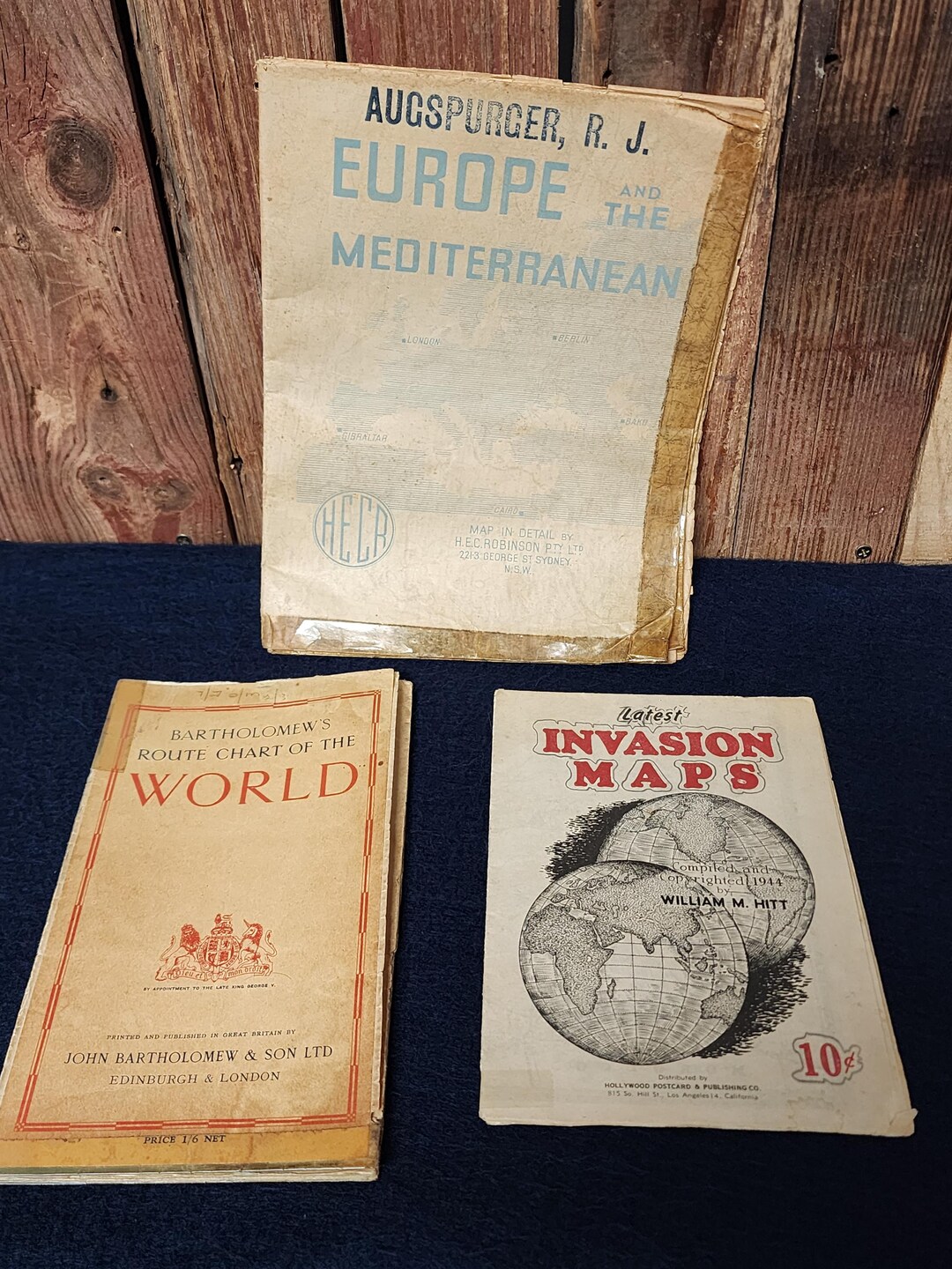 Vintage Folded Paper Military/world Maps - Etsy