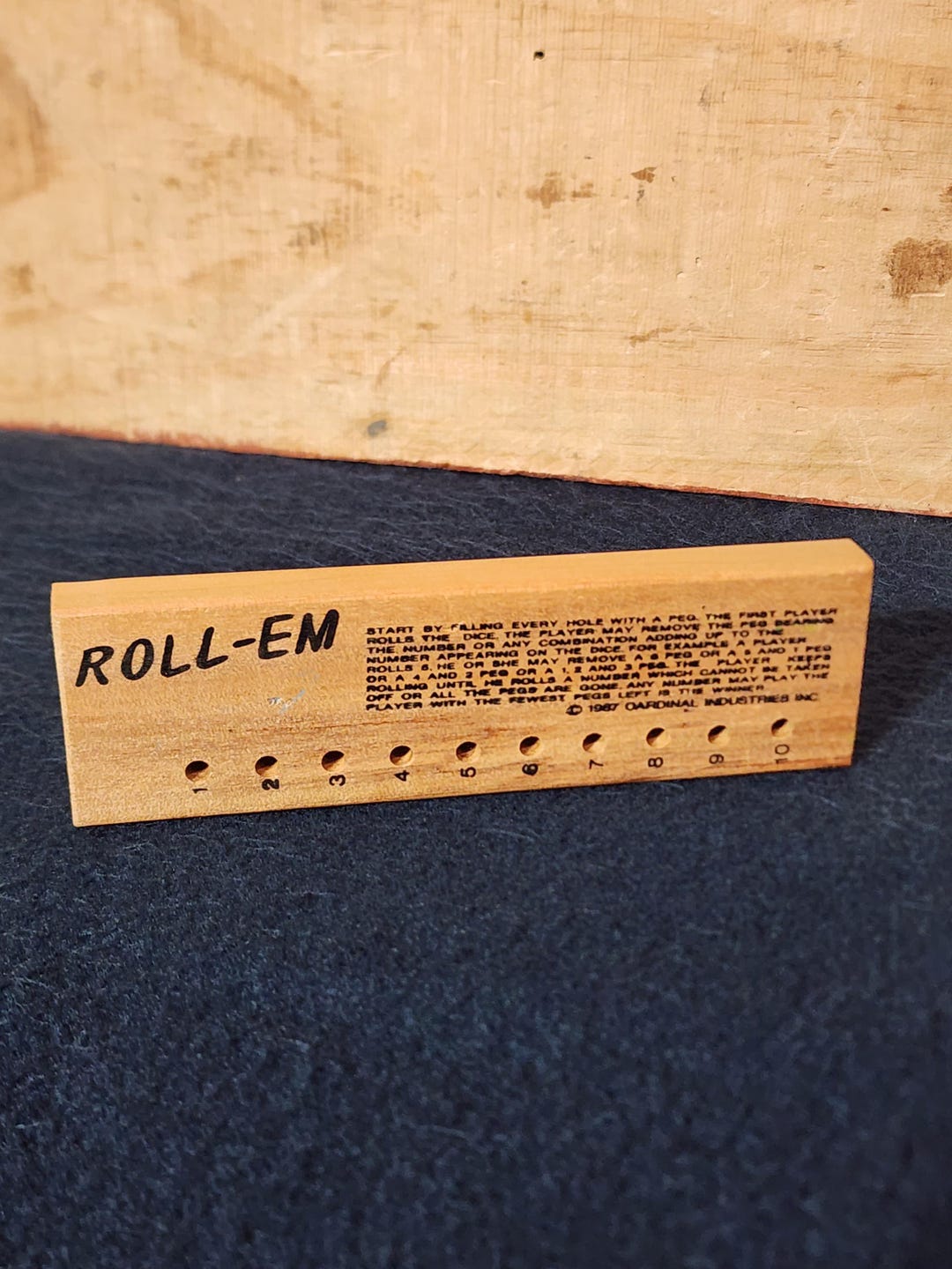 Vintage Roll-em Game by Cardinal Industries - Etsy