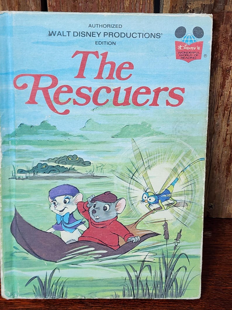 Walt Disney's - the Rescuers - Children's Book - Etsy