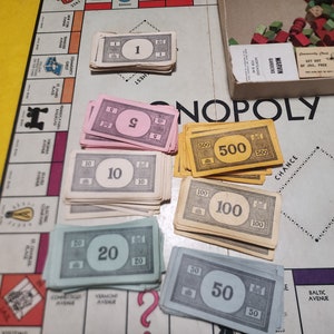 Vintage Monopoly Game - Etsy