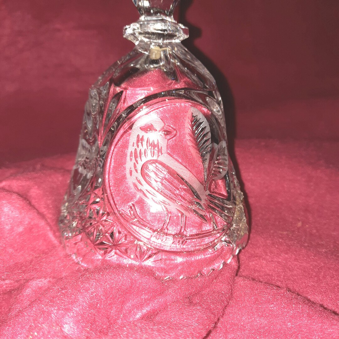 ECHTBLEIKRISTALL West German Lead Crystal Bell - Etsy