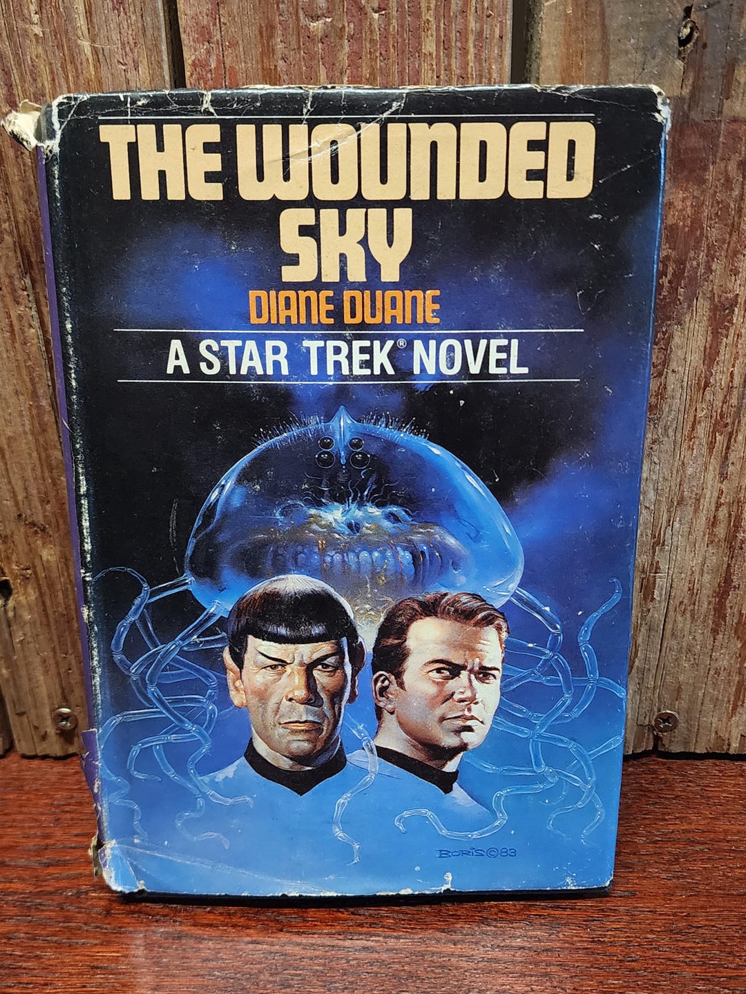 1983 Star Trek:tos Hardback Novel - the Wounded Sky - Etsy