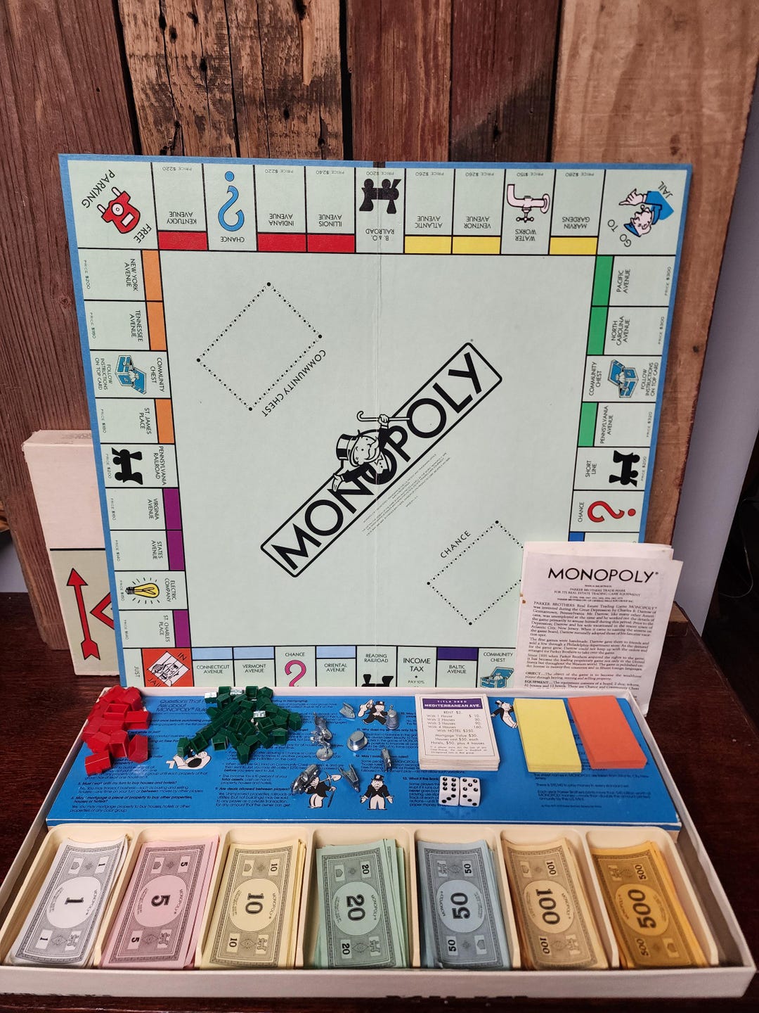 80s Monopoly Game by Parker Brothers - Etsy