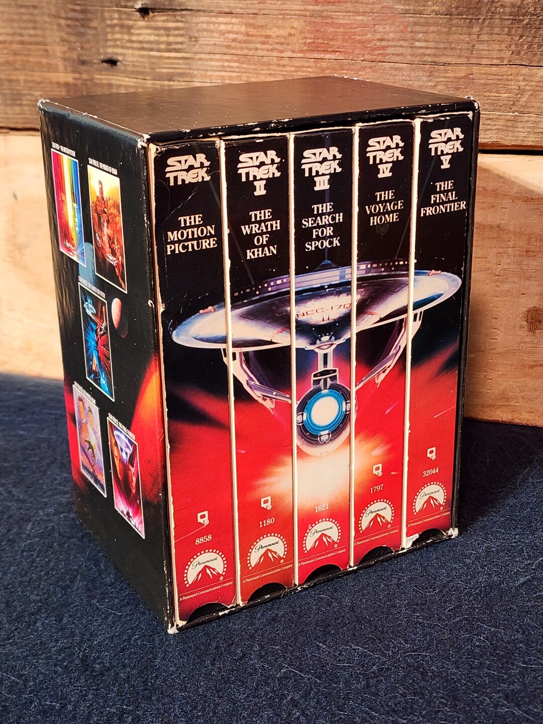 Paramount STAR TREK-- Five VHS Tapes in Collector's Box. - Etsy