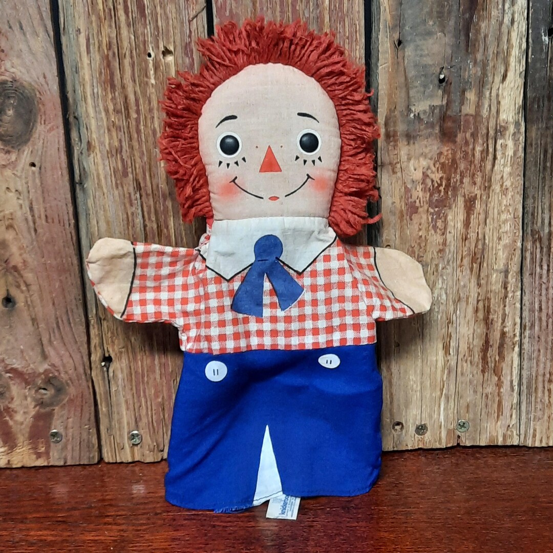 1970s Raggedy Andy Hand Puppet, Knickerbocker - Etsy
