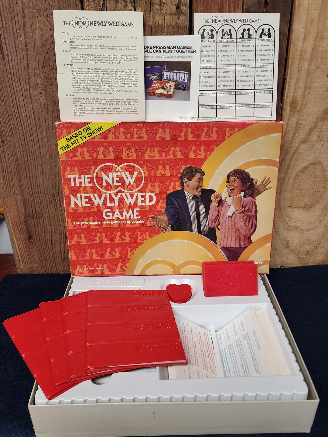 1986 the (NEW) Newlywed Game by Pressman - Etsy