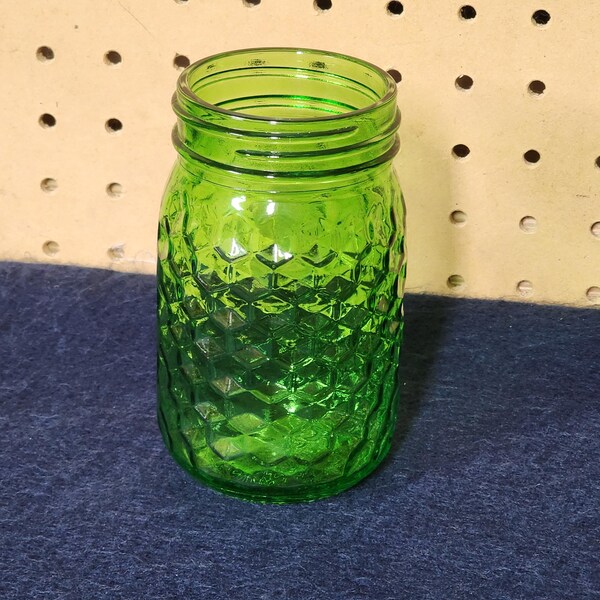 Green Mason Jar - Etsy